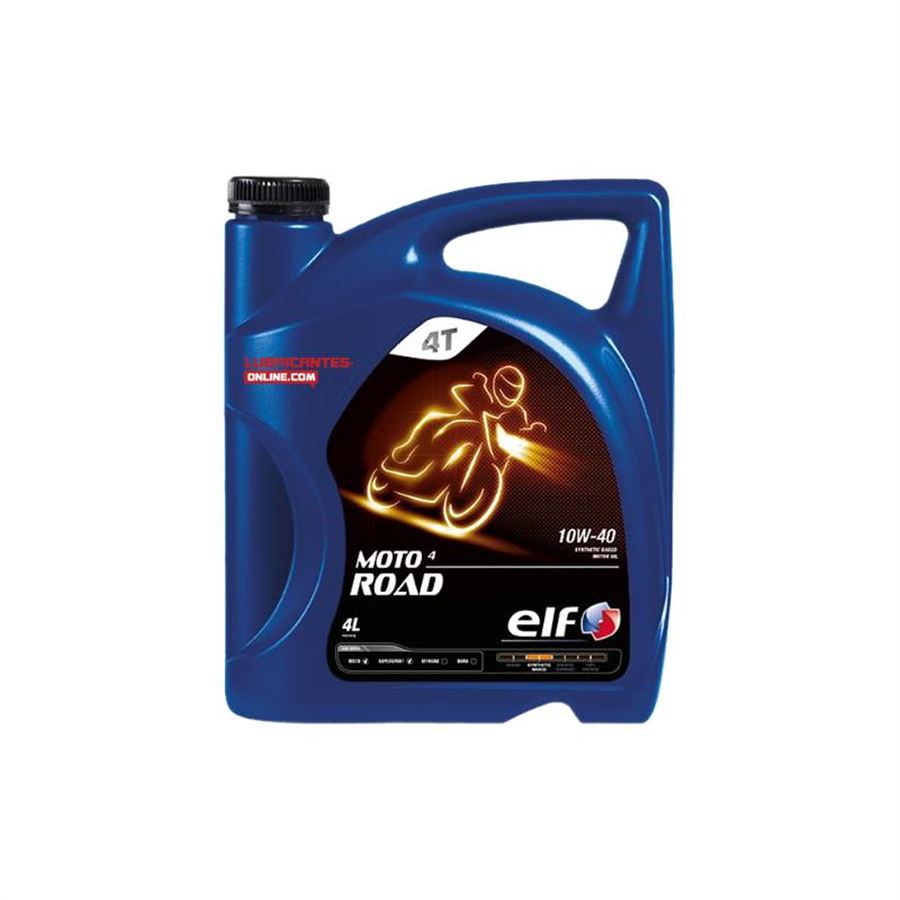 Elf Moto 4 Road 10w40, 4L - Lubricantes-Online.com