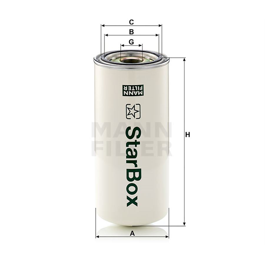 Filtro, aire comprimido MANN LB 13 145/25